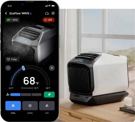 EcoFlow WAVE 2 Portable Air Conditioner with Heater