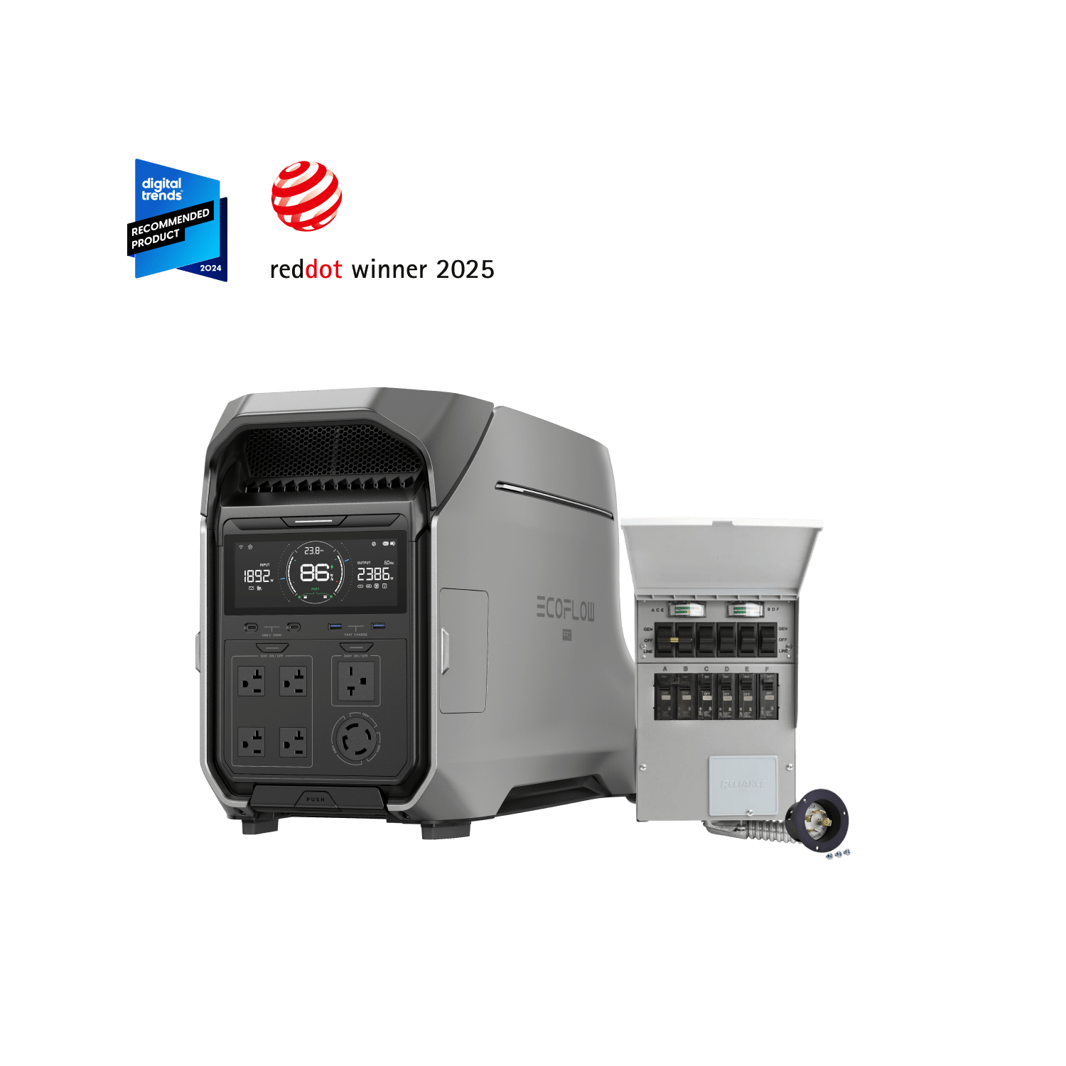 Powerful Yet Simple: DELTA Pro 3 | EcoFlow | DELTA Pro 3 + Transfer Switch