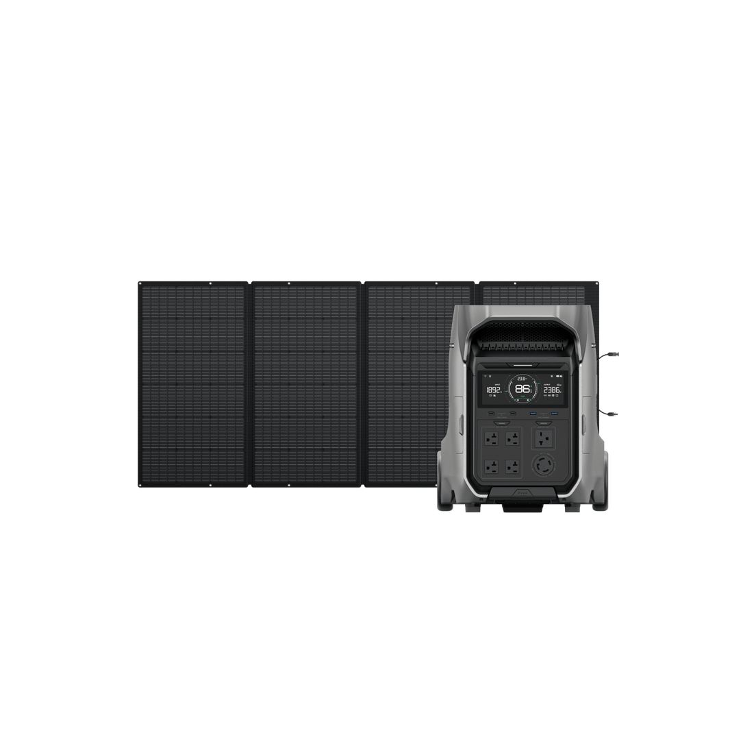 DELTA Pro 3 Solar Generator (PV400W) | EcoFlow | DELTA Pro 3 + 1*400W
