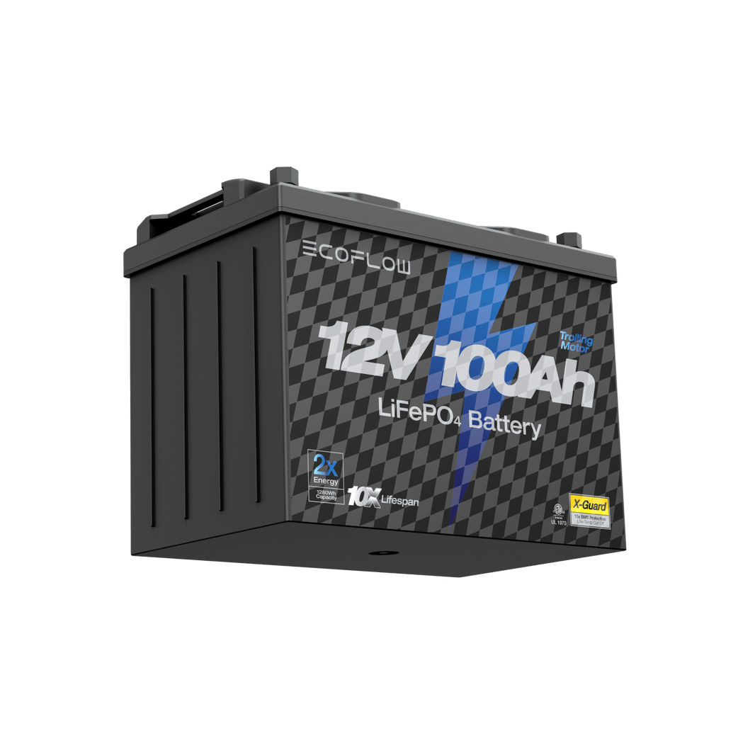 12V 100Ah Marine Trolling Motor Battery | EcoFlow US | EcoFlow Lithium 12V 100Ah Deep Cycle ...