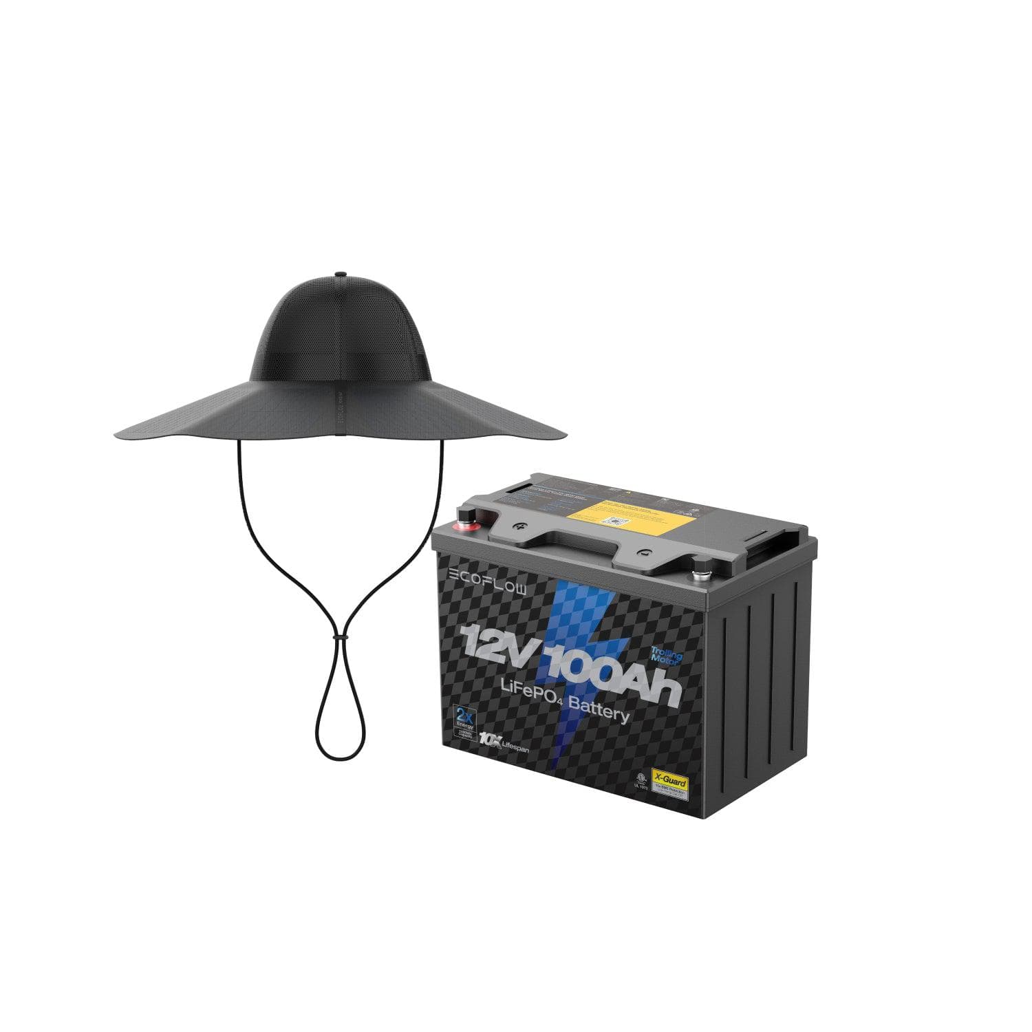 12V 100Ah Marine Trolling Motor Battery | EcoFlow US | EcoFlow Lithium 12V 100Ah Deep Cycle ...