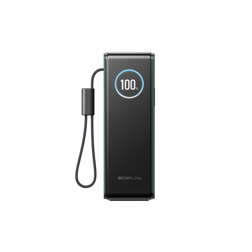 EcoFlow RAPID Power Bank (25,000mAh, 170W, 100W Built-In and Retractab ...