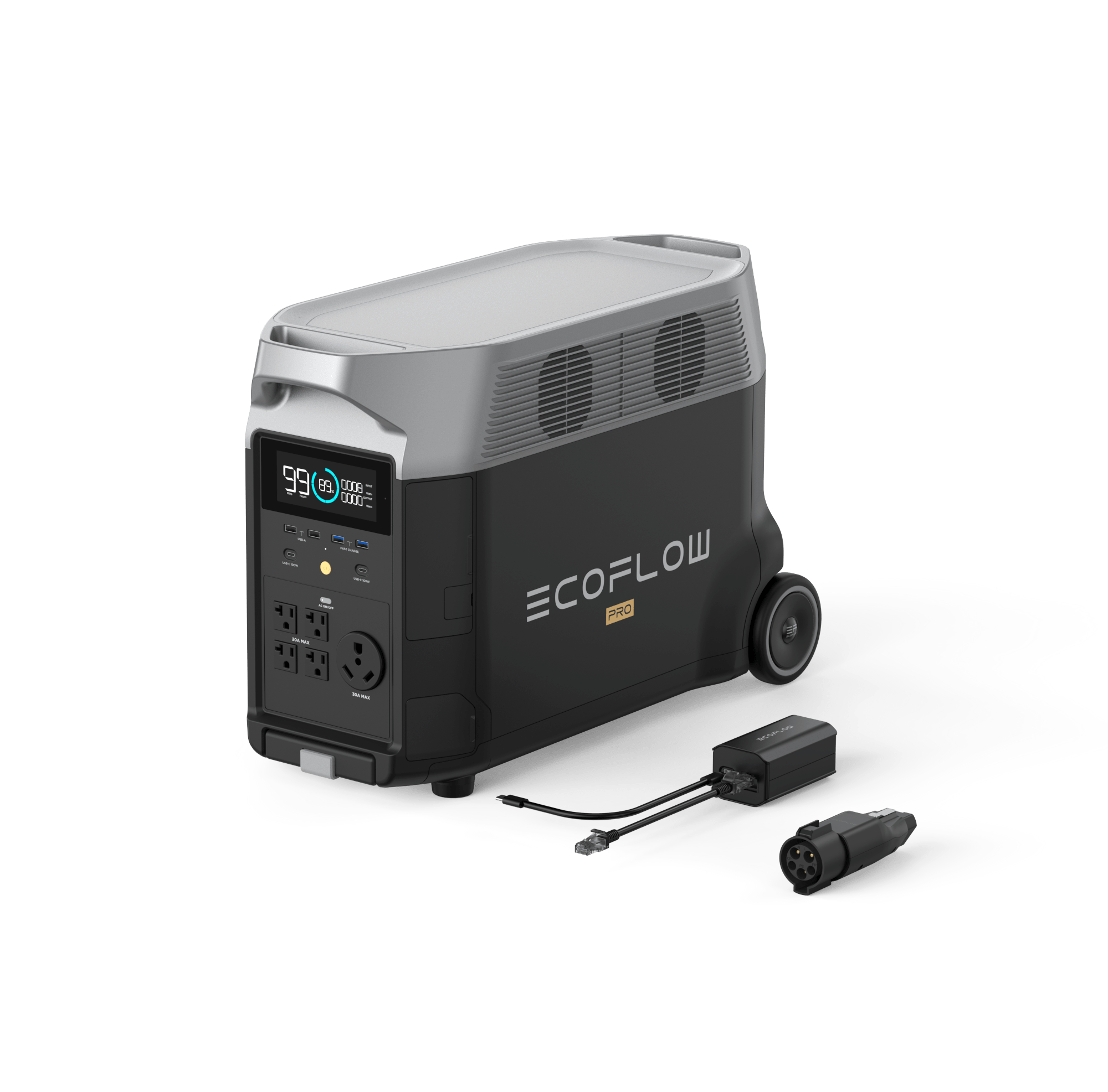 Portable RV & EV Power with EcoFlow DELTA Pro: EcoFlow DELTA Pro + Gro ...