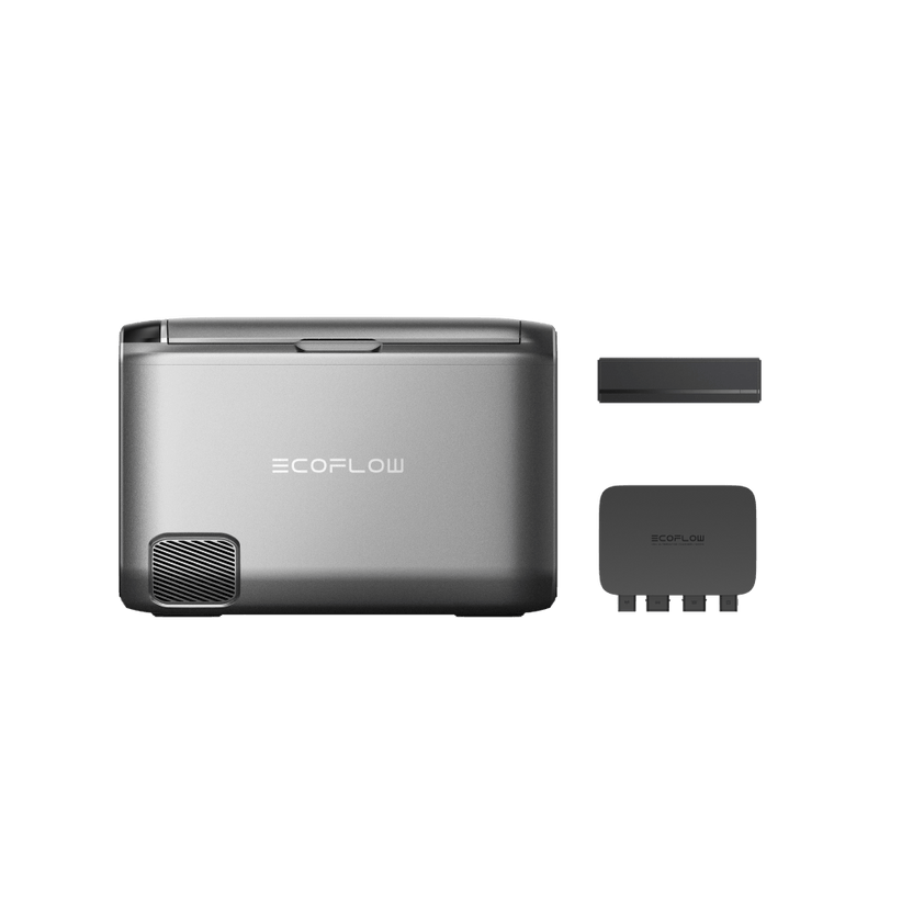 GLACIER Classic Portable Fridge Freezer + 500W Alternator Charger | 55L ...
