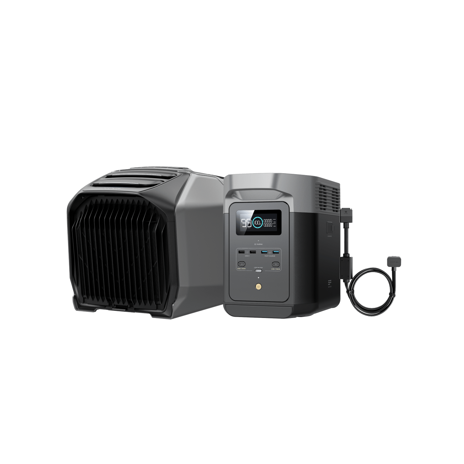 EcoFlow WAVE 3 Portable Air Conditioner | WAVE 3 + DELTA 2